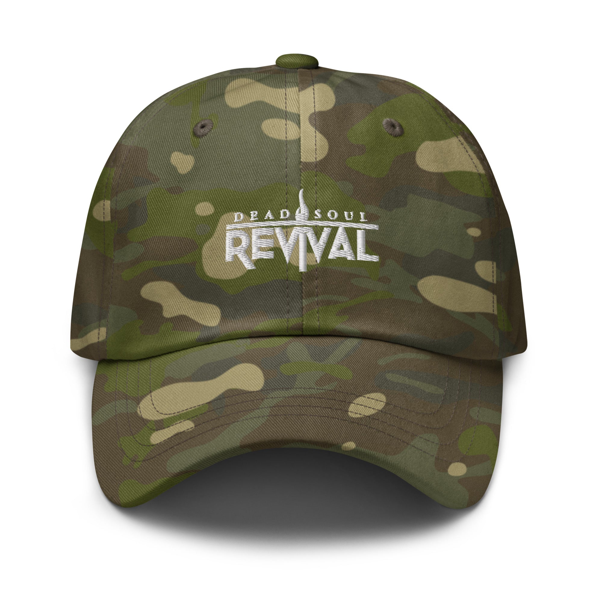 Multicam Camo dad Logo hat – Dead Soul Revival Store